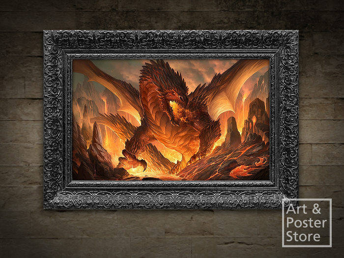 Second Life Marketplace - Fire and Fury | Medieval Fantasy Art | Black ...